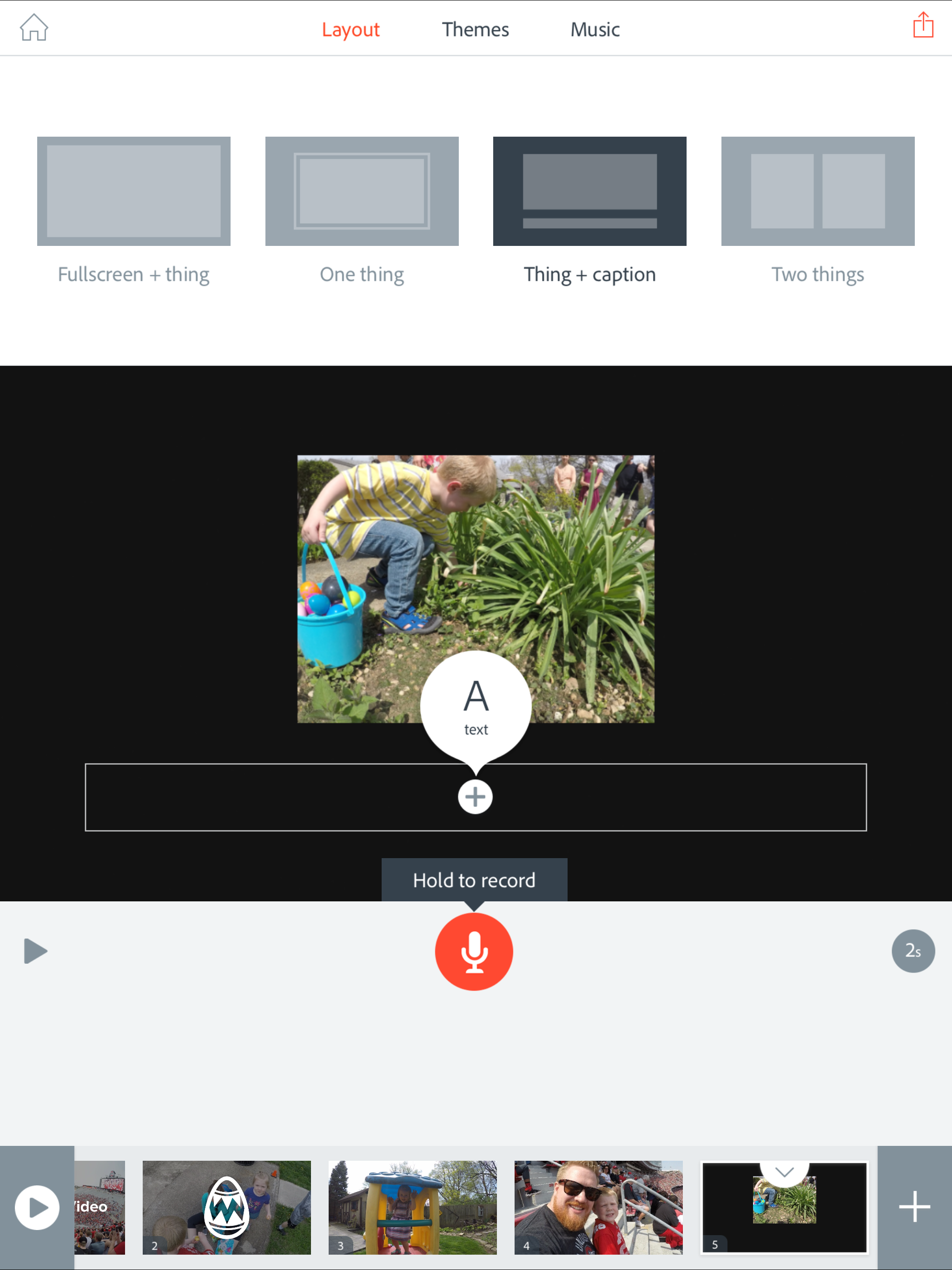 Using Adobe Spark Video